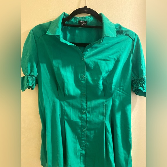 Tokito City | Tops | Tokito City Womens Short Sleeves Top | Poshmark